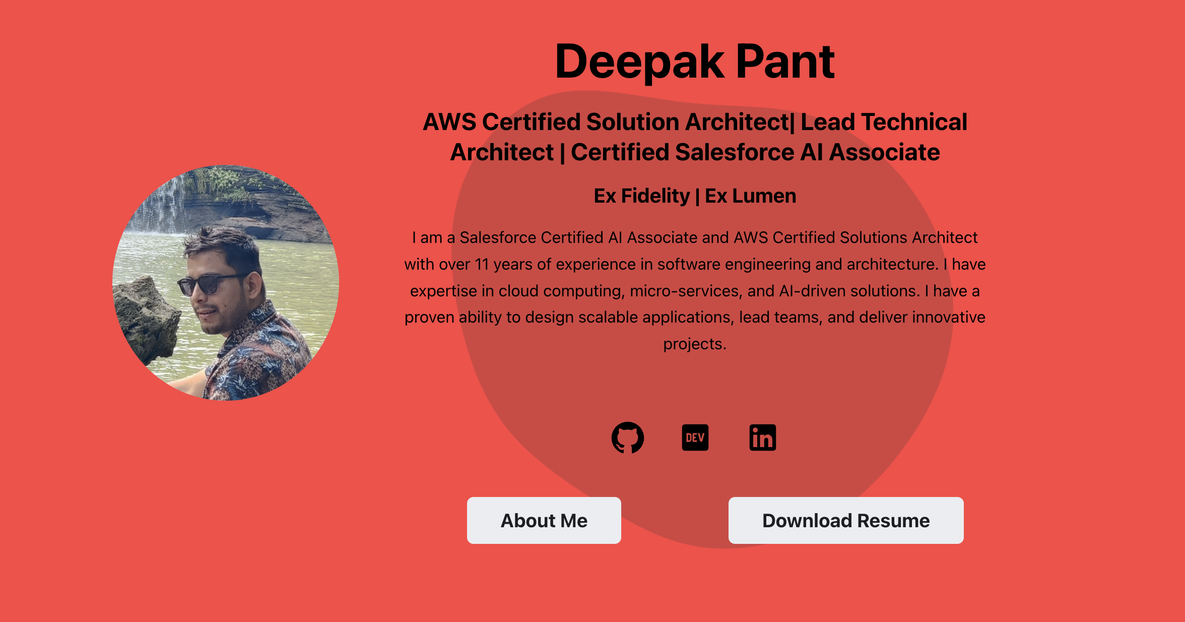 Deepak Pant personal website | Deepak Pant